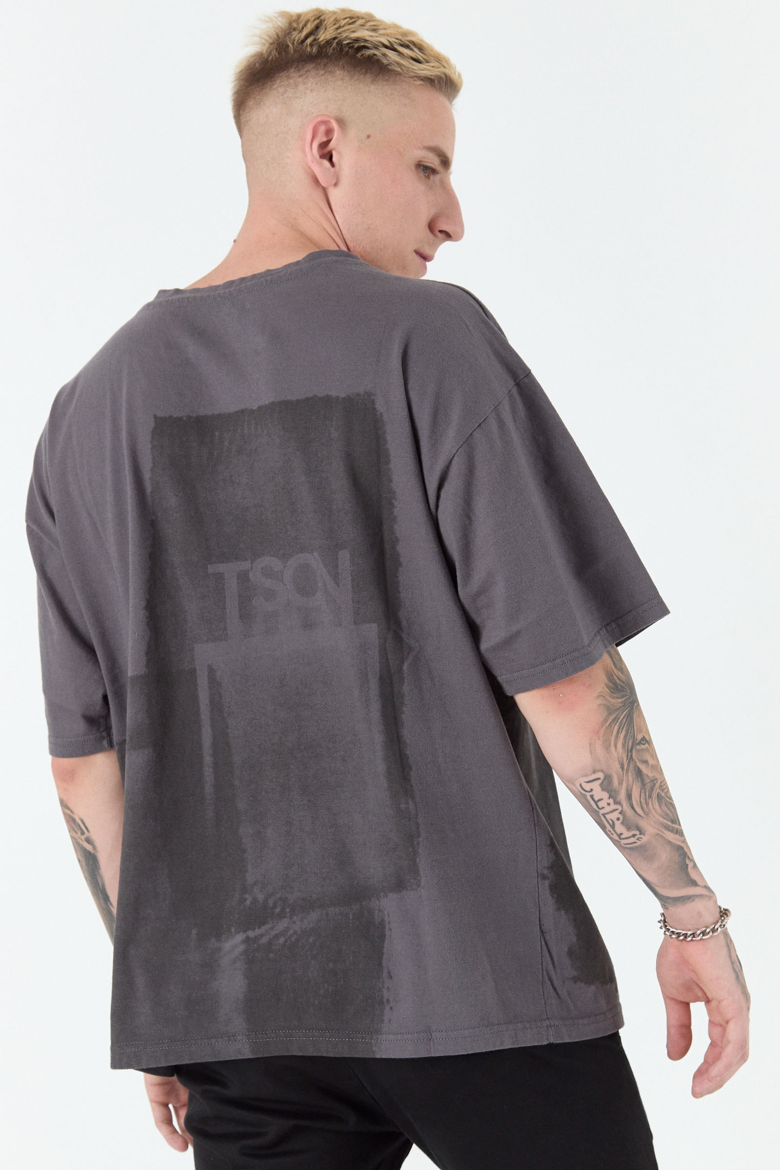 Remera Baina Gris Topo - TASCANI