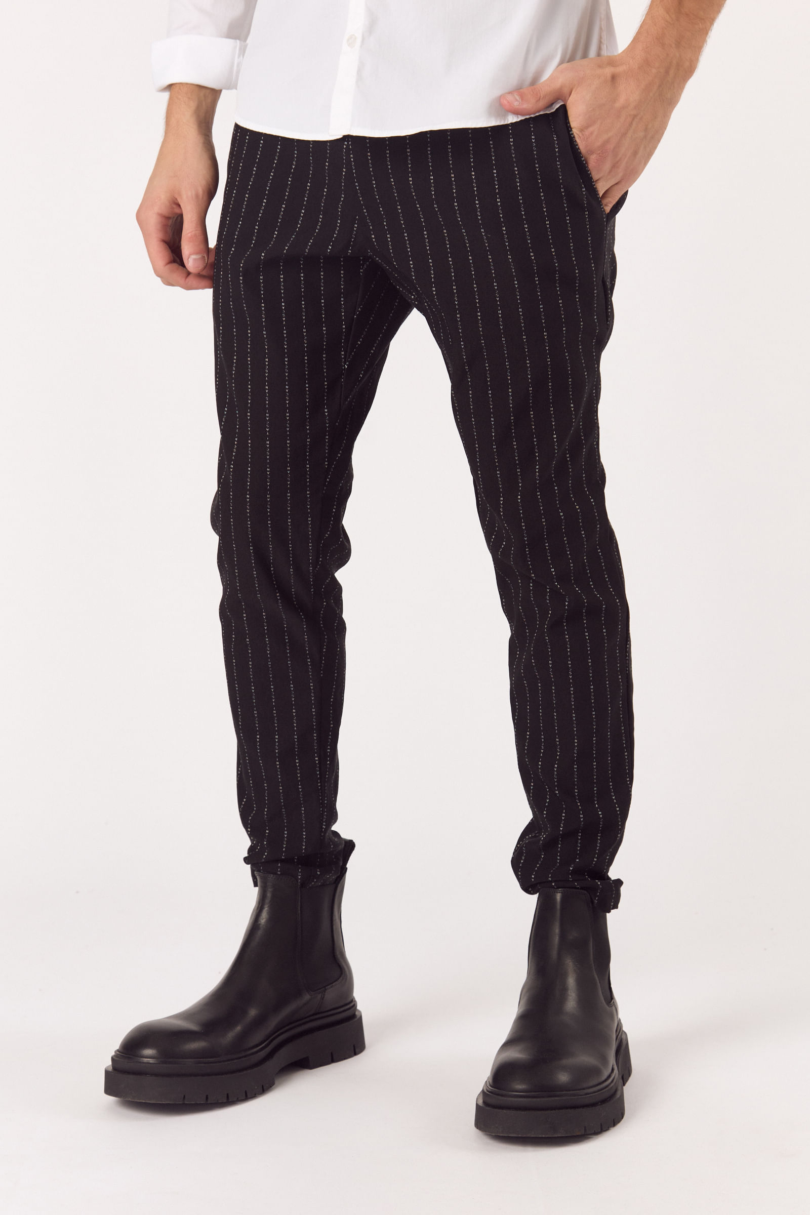 Pantalon Palto Negro - TASCANI