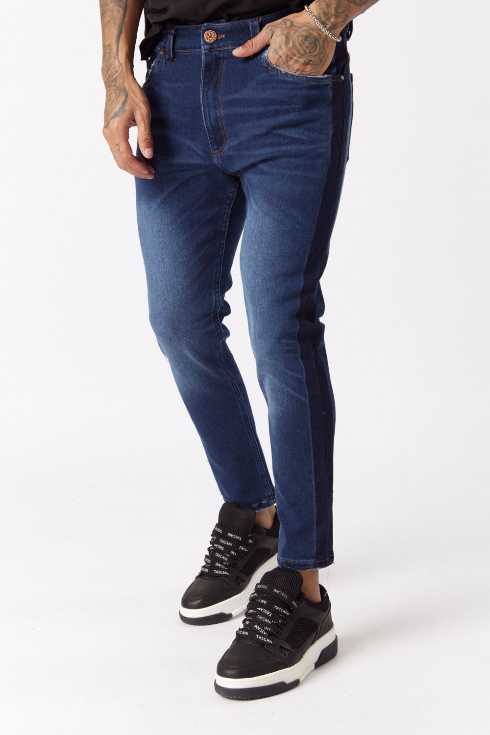 Jean Slim Tormenta Azul Medio - TASCANI