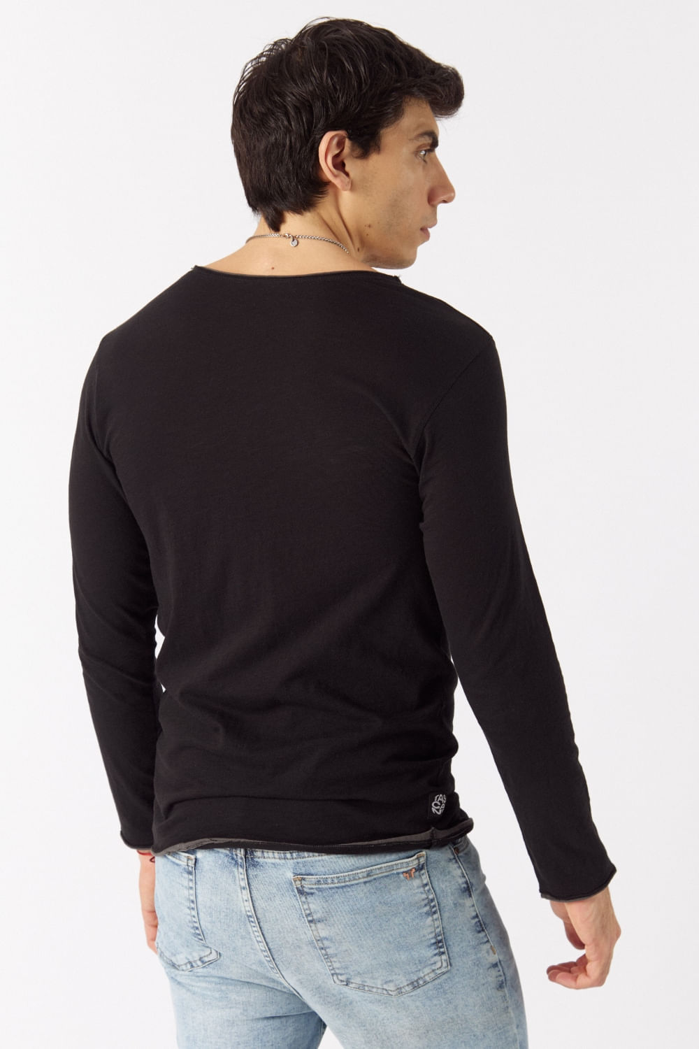 Remera Ml Mercho Negro - TASCANI