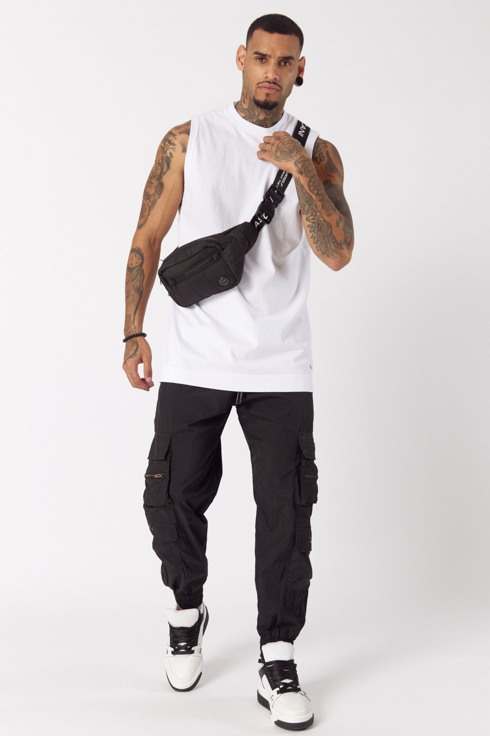 Pantalon Pizza Negro - TASCANI